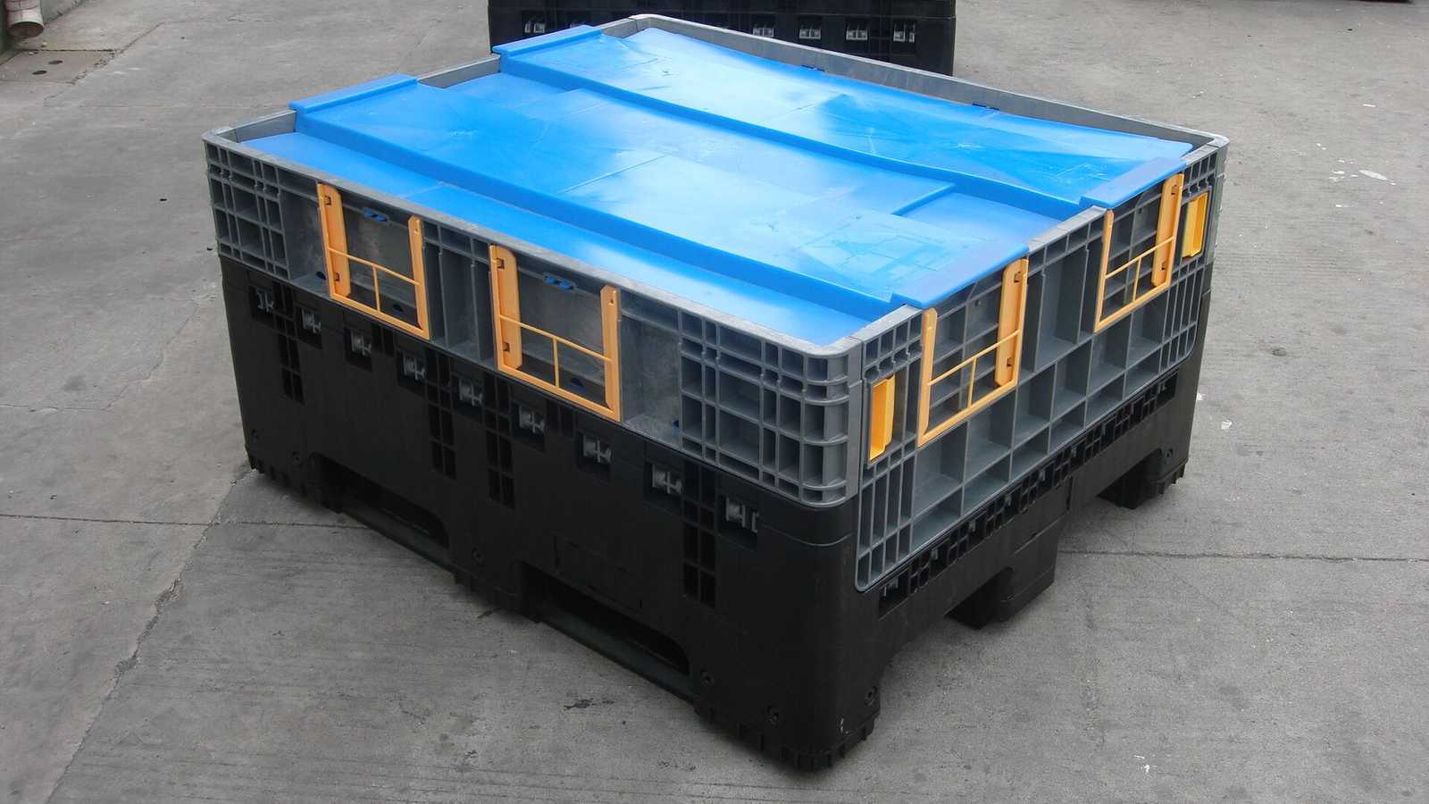 collapsible bulk container, plastic pallet crates Wholesale | Moving ...