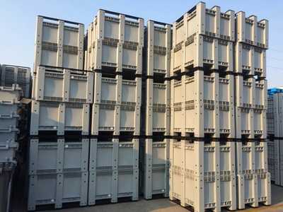 bulk plastic storage containers, collapsible pallet pack containers ...